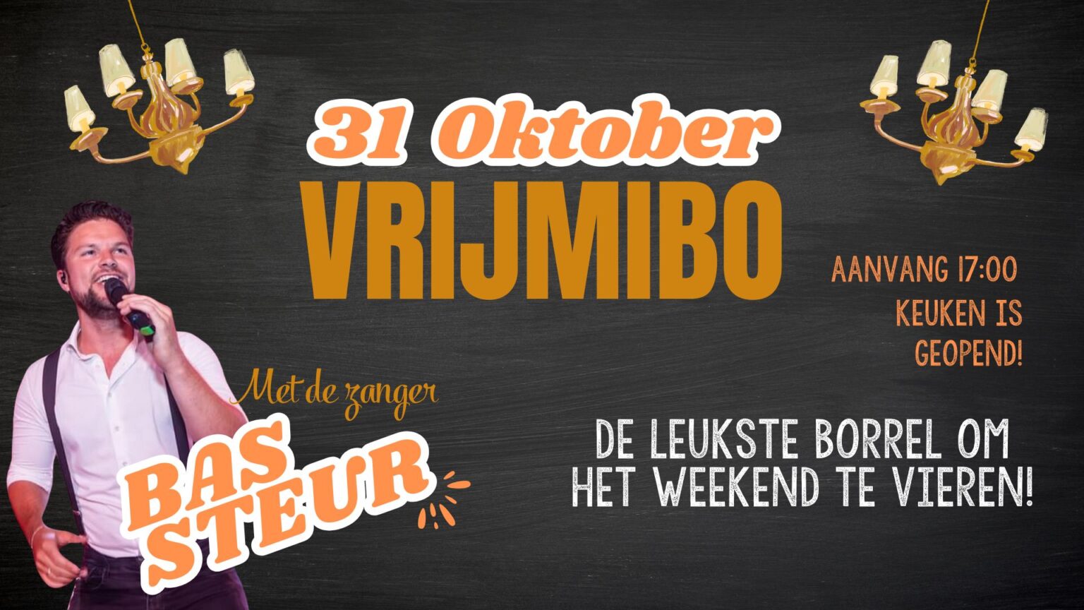 VRIJMIBO met zanger BAS STEUR • JACKS FOOD & DRINKS